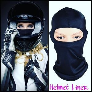 Accessories | Black Helmet Liner Ninja Mask Face Cover | Poshmark
